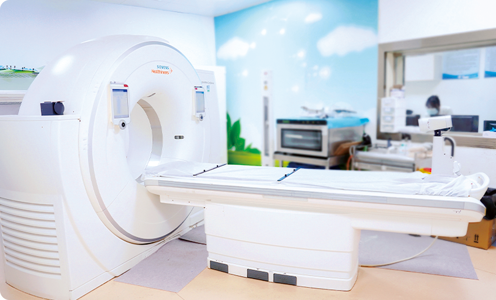 Siemens four-dimensional large aperture CT simulation positioning machine